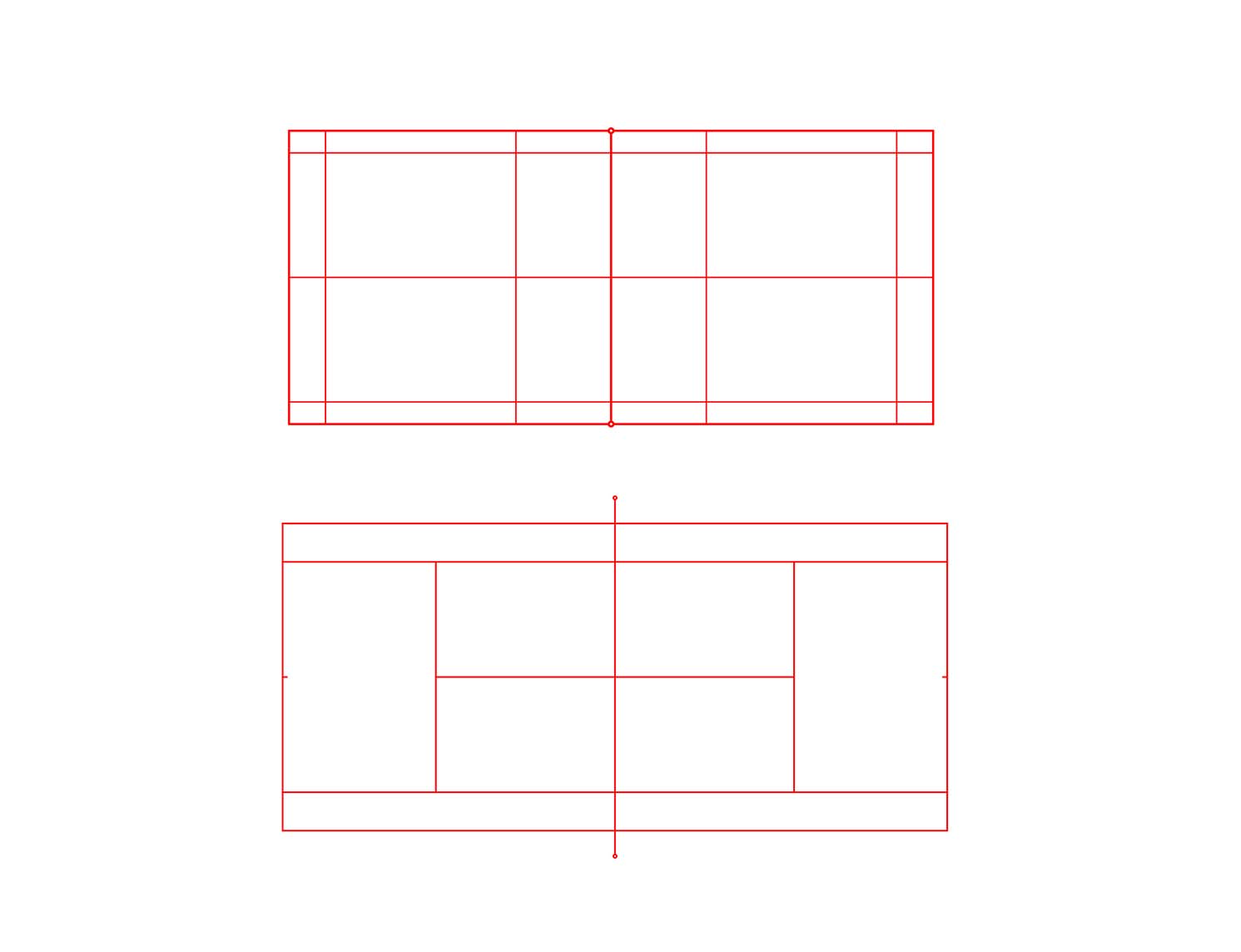Tennis & Badminton court CAD Block (FREE Dwg) - layakarchitect