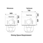Dining room dimensions (Design & Interior Guide) - Layak Architect