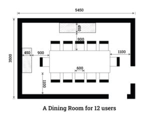 Dining room dimensions (Design & Interior Guide) - layakarchitect