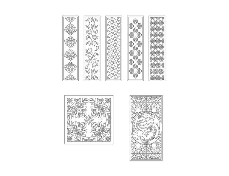 Jali Design CAD Block (Download Free Dwg.) - Layak Architect