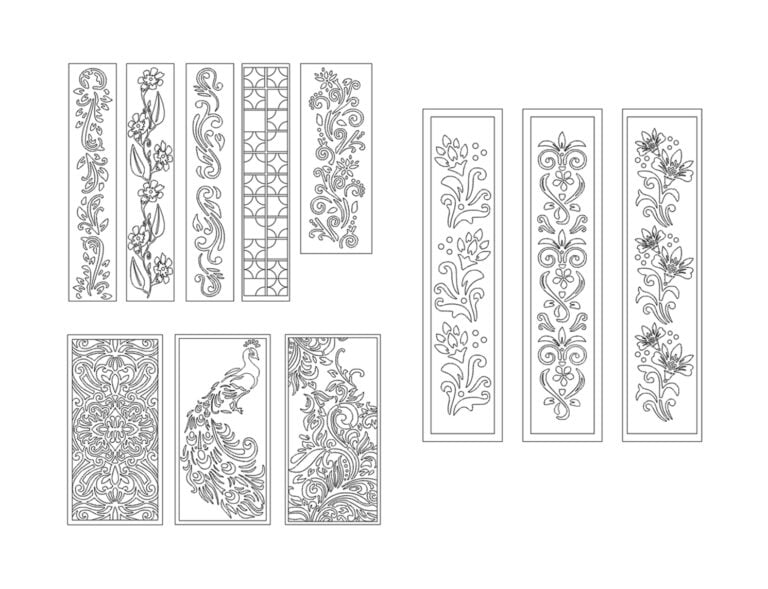Jali CAD Blocks (Download Free Dwg.) - Layak Architect