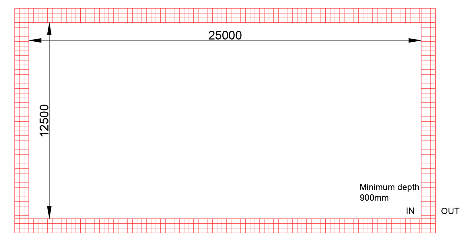 Swimming Pool Standard dimensions (Free dwg.) - layakarchitect