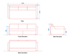 Sleeper Sofa (Dimensions & Free Dwg.) - Layak Architect