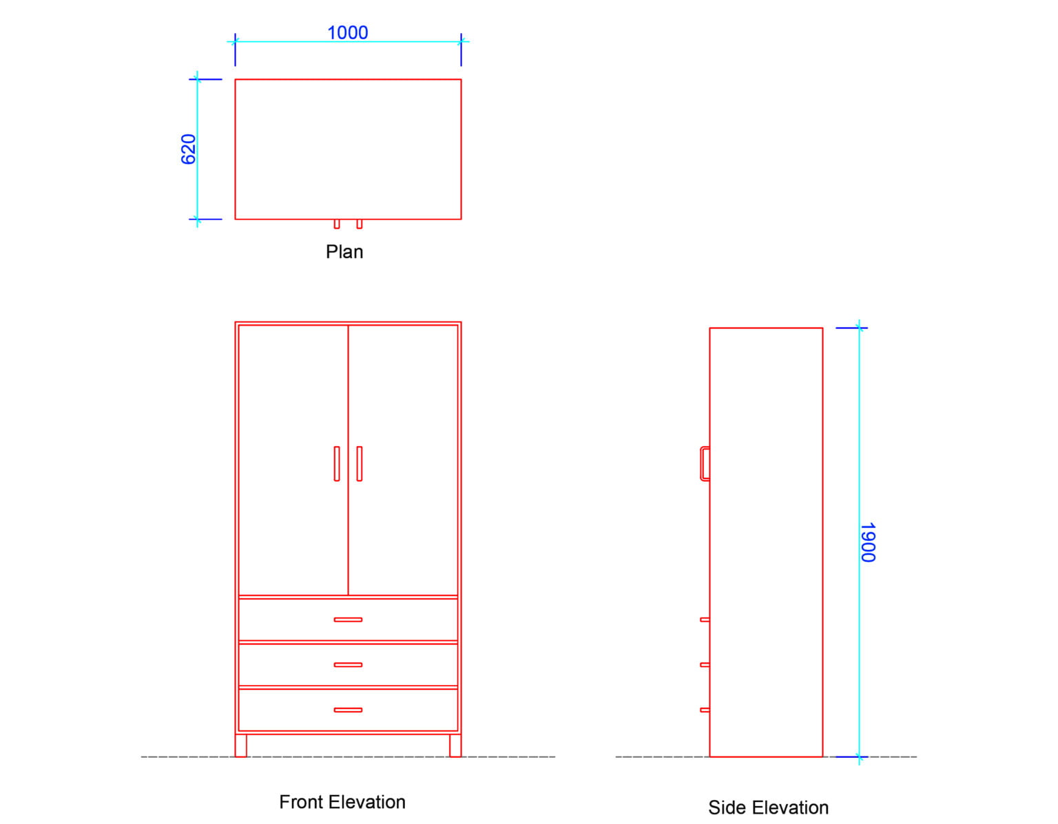 What is Armoire? (Dimensions & Free Dwg.) - Layak Architect