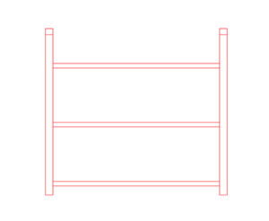 Magazine Rack Dimensions (Download Free Dwg.) - Layak Architect