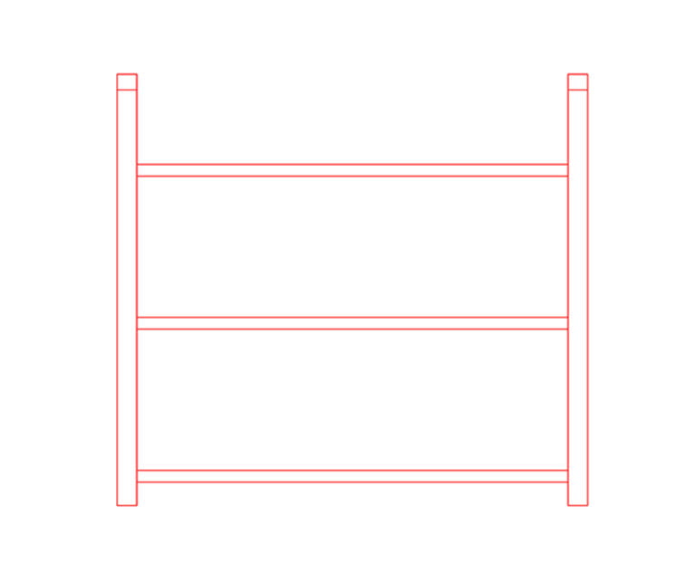 Magazine Rack Dimensions (Download Free Dwg.) - Layak Architect