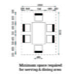 Dining room dimensions (Design & Interior Guide) - Layak Architect