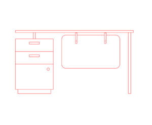 School Desk Dimensions (Download FREE Dwg.) - Layak Architect