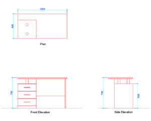 Office Table Dimensions (Download Free Dwg.) - Layak Architect
