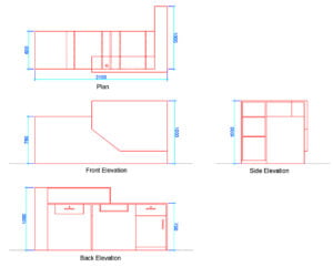 Reception Desk Dimensions (Download FREE Dwg.) - Layak Architect