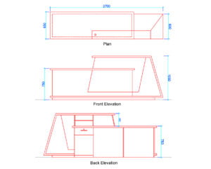 Reception Table (Dimensions & FREE Dwg.) - Layak Architect