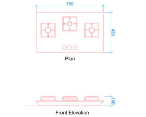 Built-in HOB (Dimensions and FREE Dwg.) - Layak Architect