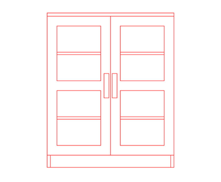 TV Cabinet (Dimensions & Free Dwg.) - Layak Architect