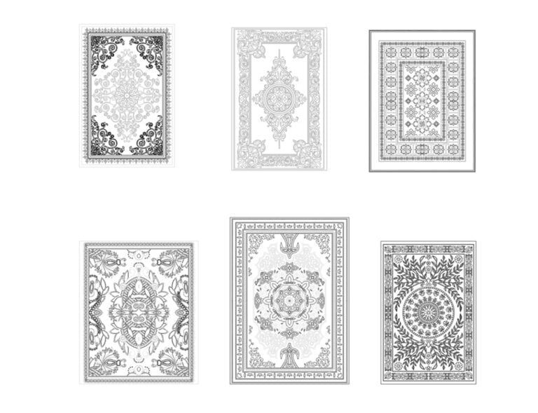 Modern Carpet CAD Block (Download FREE Dwg) - Layak Architect