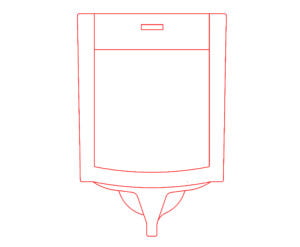 Urinals (Dimensions and Free Dwg.) - Layak Architect