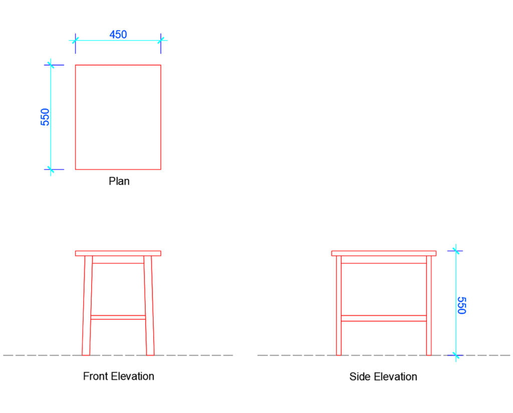 What is Bedside Table? (Dimensions & Free Dwg.) - Layak Architect
