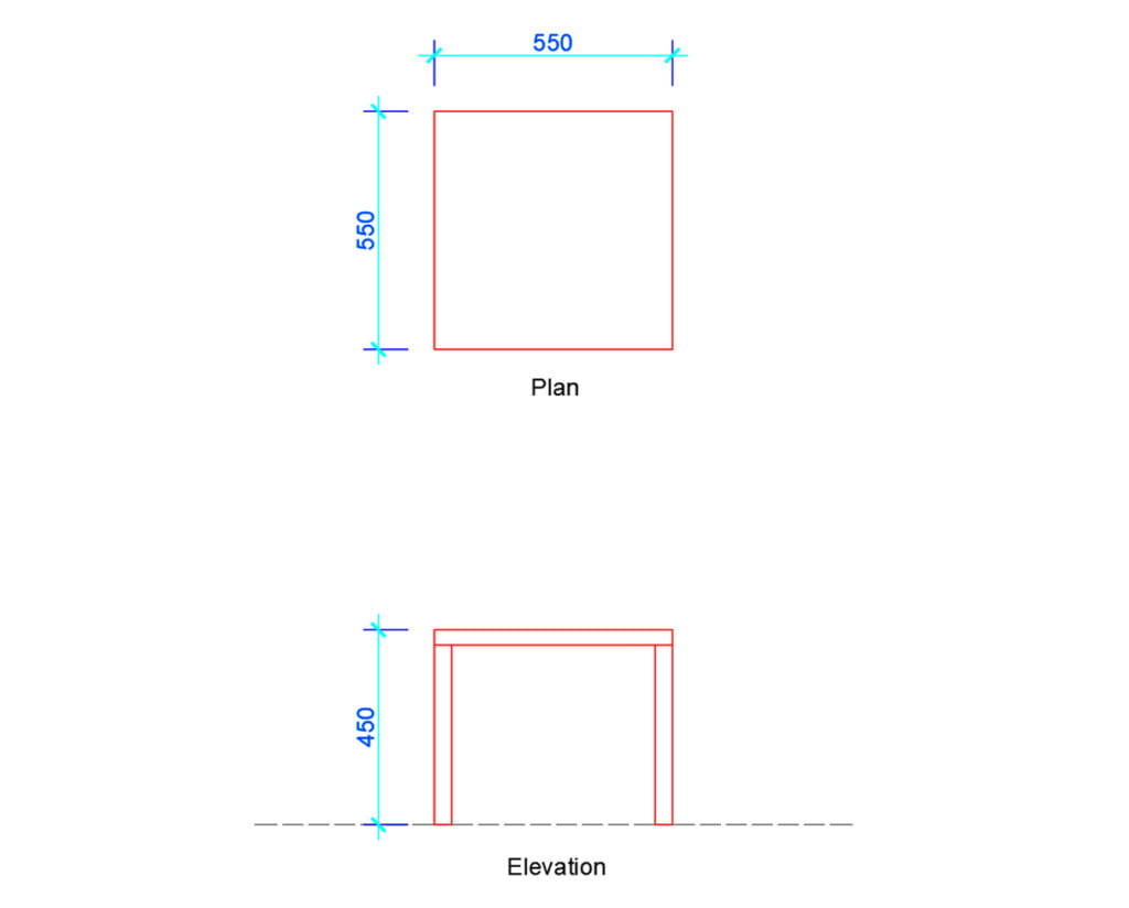 What is an End Table? (Dimensions & Free Dwg.) - Layak Architect