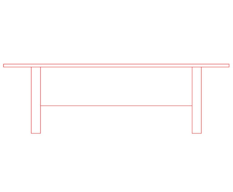 Study Table (Dimensions & Free Dwg.) - Layak Architect