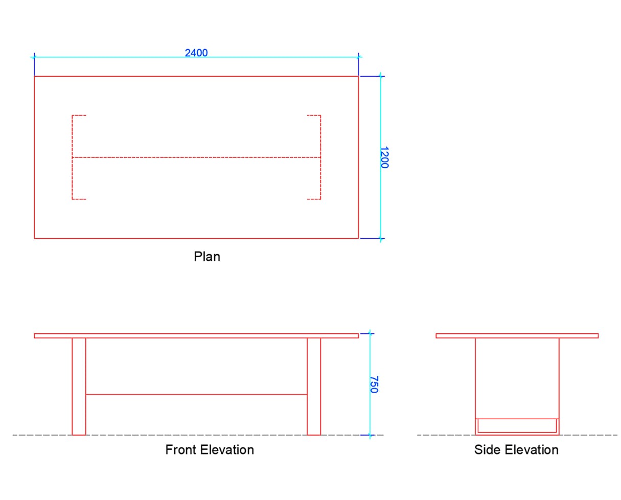 Conference Table Dimensions (Download Free Dwg.) - Layak Architect